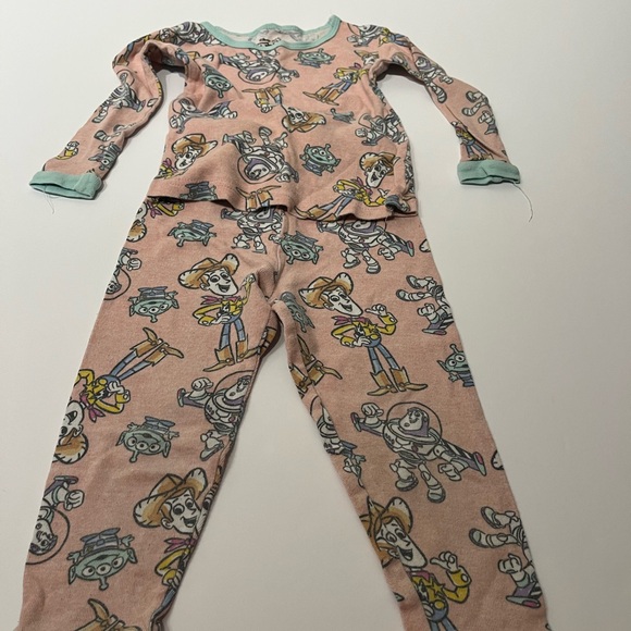 Disney | Pajamas | Toy Story Kids Cartoon Character Pajamas Set Pink ...